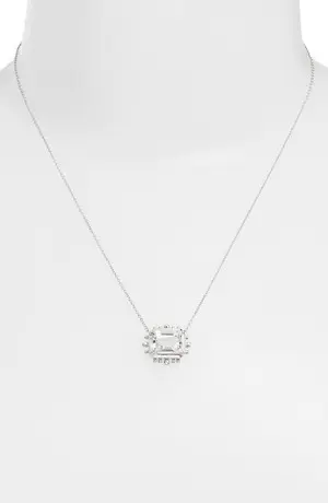 Anzie White Topaz Pendant Necklace