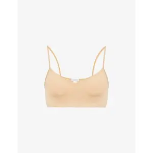 Hanro Touch Feeling Cropped Stretch-jersey Bra - Beige