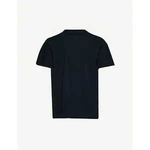 Paul Smith Zebra-embroidered Cotton-jersey T-shirt Xxl - Navy