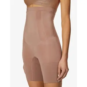 Spanx Sculpt™ Oncore High-waisted Mid-thigh Short - Cafe Au Lait