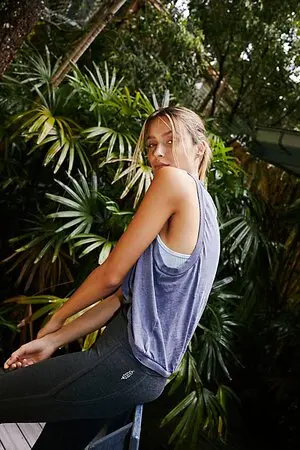 Free People Free People Love Tank Top Marine Profond
