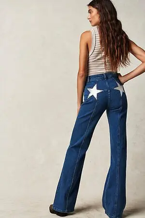 Free People We The Free Firecracker Flare Jeans Date Night