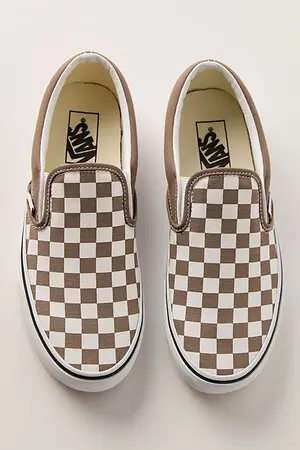 Vans Slip Ons Browns