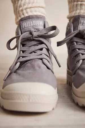 PALLADIUM Pampa Hi Canvas Boots Grey Flannel