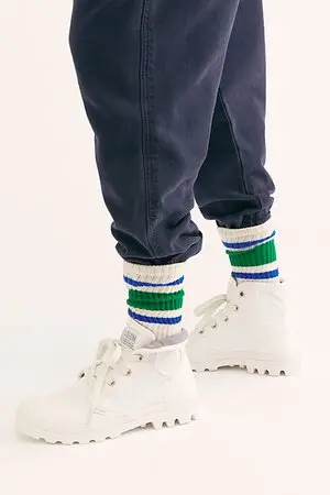 PALLADIUM Pampa Hi Canvas Boots Star White