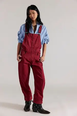 Free People We The Free Ziggy Denim Overalls - Stolen Kiss