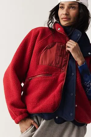 Free People FP Movement Hit The Slopes Fleece Jacket Emboldened