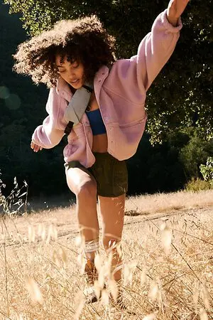 Free People FP Movement Hit The Slopes Fleece Jacket Spring Fling