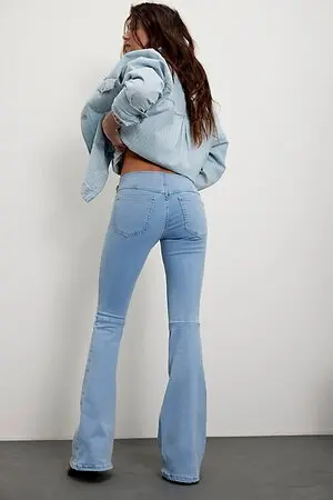 Free People We The Free Penny Pull-on Flare Jeans - Voyager