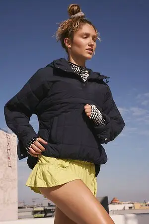 Free People FP Movement Pippa Packable Pullover Puffer Midnight Navy