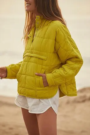 Free People FP Movement Pippa Packable Pullover Puffer Sparkling Citrus