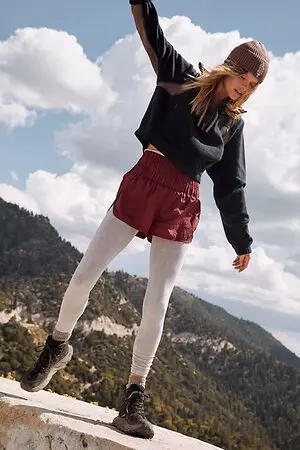 Free People FP Movement The Way Home Shorts Jaspe