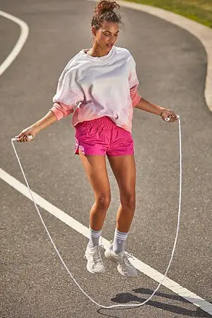 Free People FP Movement The Way Home Shorts Medium Pink