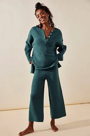 Free People Hailee Sweater Set Jaded