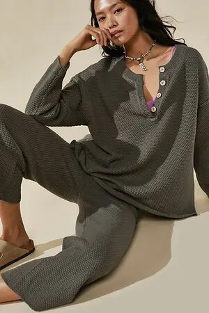 Free People Hailee Sweater Set Pewter
