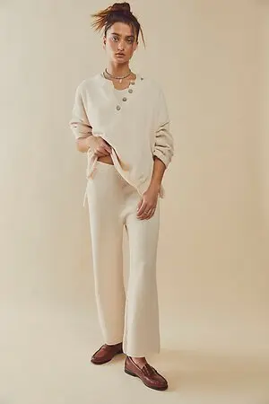 Free People Hailee Sweater Set Powder Sand