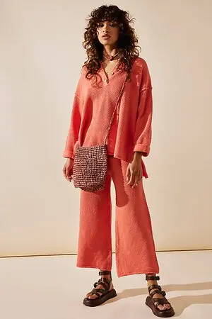Free People Hailee Sweater Set Tropical Nectar