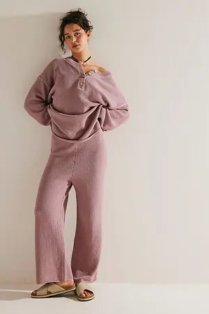 Free People Hailee Sweater Set Woodrose