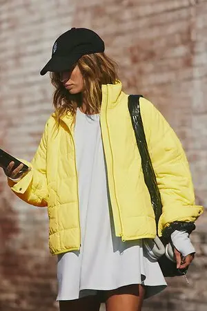 Free People Pippa Packable Puffer Jacket Blinding Lights