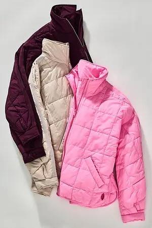 Free People Pippa Packable Puffer Jacket - Bubblegum