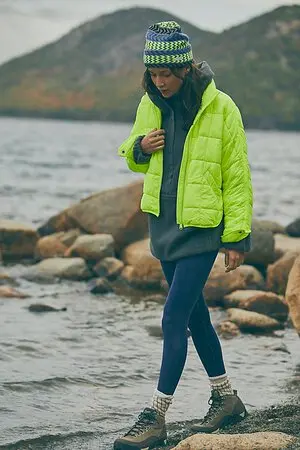 Free People Pippa Packable Puffer Jacket Highlighter