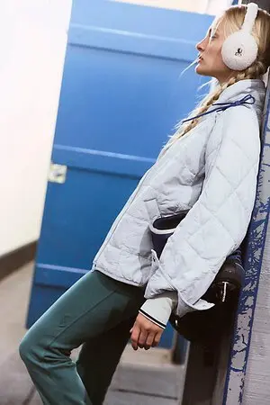 Free People Pippa Packable Puffer Jacket - Titanium