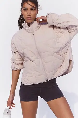 Free People Pippa Packable Puffer Jacket - Tofu