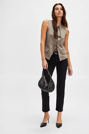 LEVI'S Wedgie Straight Jeans - Black Sprout