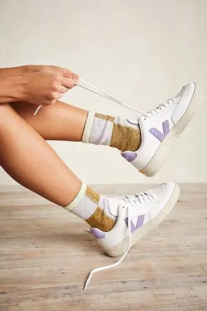 VEJA V-12 Sneakers Extra White / Lavender