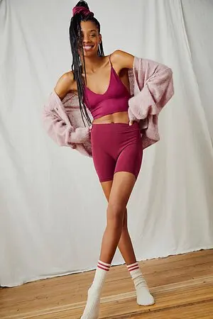 Free People Ali Low-Back Seamless Bra Fairytale