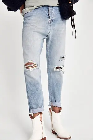 Free People We The Free Wesley Ankle Boots - White