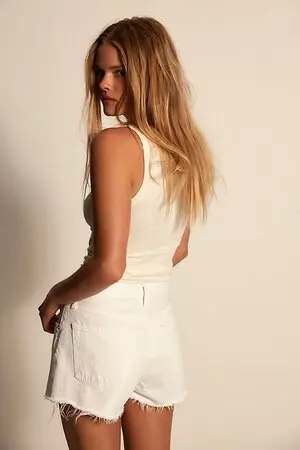 AGOLDE Parker Denim Shorts - Marshmellow