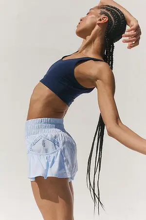 Free People FP Movement Flirt On Shorts Baseline Blue