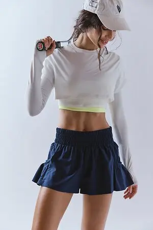 Free People Flirt On Shorts - Midnight Navy