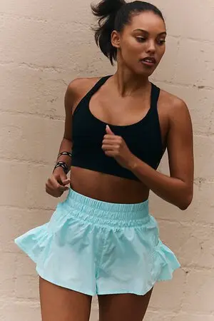 Free People FP Movement Flirt On Shorts Mojito