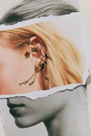 Free People Stud Earring Set - Keys