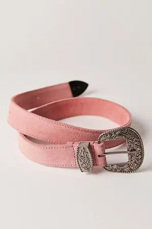 Free People Suede Western Belt Paloma Pop