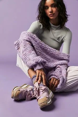 Free People Chapmin Espadrille Sneakers Beige Orchid