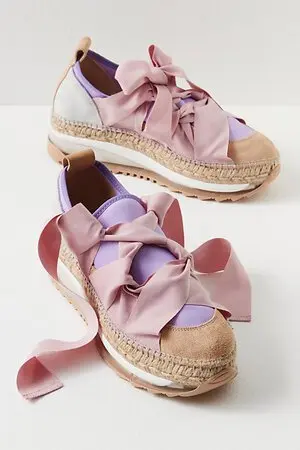 Free People Chapmin Espadrille Sneakers Beige