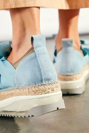 Free People Chapmin Espadrille Sneakers - Celeste Blue