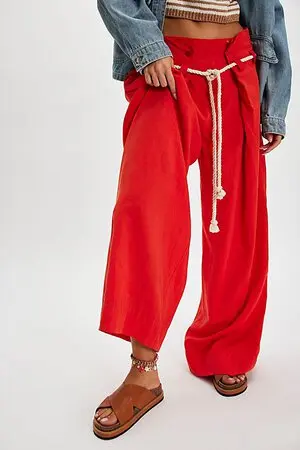 Free People Sidelines Footbed Sandals - Cognac