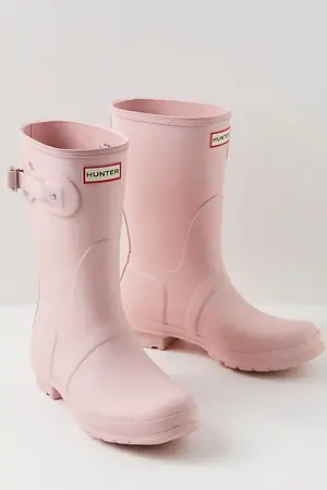 Hunter Short Wellies Faded Rose