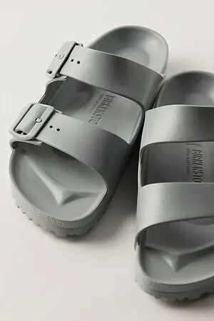 Birkenstock Silver Tone Shoes For Women