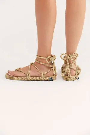 NOMADIC STATE OF MIND Romano Rope Sandals - Camel