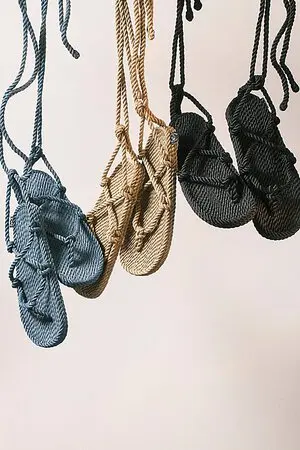 NOMADIC STATE OF MIND Romano Rope Sandals Denim