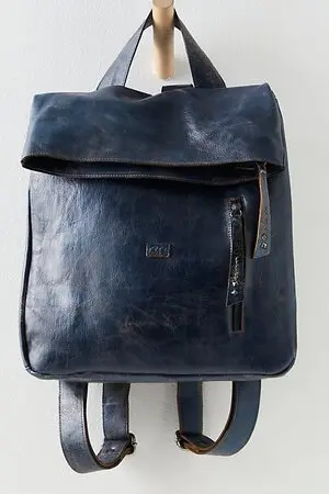 Bed Stu Bed Stu Howie Leather Backpack Blue