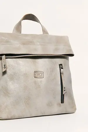 Bed Stu Howie Leather Backpack - Grey