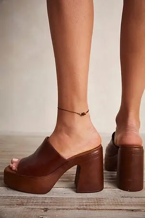 Free People Zoe Platform Sandals Tan