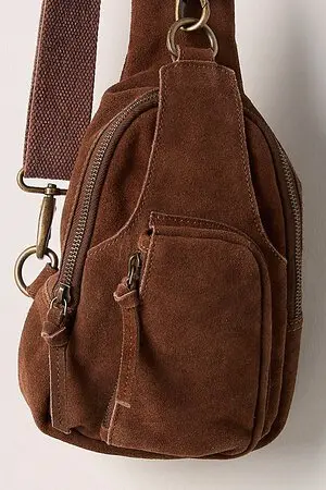 Free People Hudson Suede Sling Bag