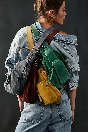 Free People Free People Suede Sling Bag Sedona Rocks